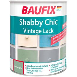 Baufix Acryl-Buntlack Shabby Chc Vintage Lack, 0,75 Liter, grün, grün