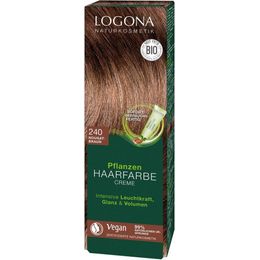 Logona Haarfarbe Logona Pflanzen-Haarfarbe Creme, braun