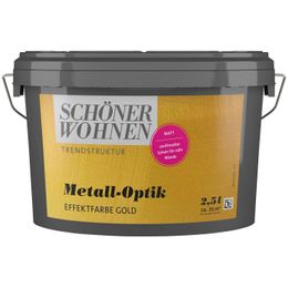 Schöner Wohnen Kollektion SCHÖNER WOHNEN-Kollektion Wandfarbe Metall-Optik EFFEKTFARBE, matt, Effektfarbe im metallischen Look, goldfarben
