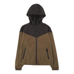 Urban Classics Jacke 'Windunner' Jungen Gr&ouml;&szlig;e 158/164 khaki / schwarz