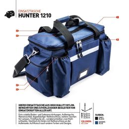 HIIERO Tragetasche HIIERO® Einsatztasche Tasche Hunterbag Security Bag 1210 blue
