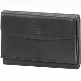 Esquire Logo Geldbörse XII Leder 10 cm schwarz