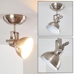 hofstein Tina Deckenleuchte Nickel-Matt, 1-flammig