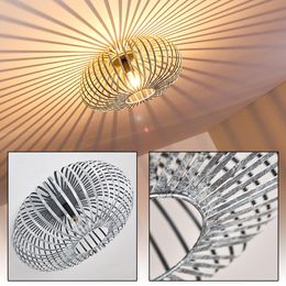 hofstein Oravi Deckenleuchte Grau, Silber, 1-flammig