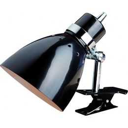 Steinhauer SPRING Klemmleuchte Schwarz, 1-flammig