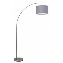 BRILLIANT LEUCHTEN Brilliant Clarie Bogenstandleuchte Grau, 1-flammig