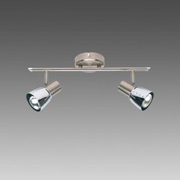 BRILLIANT LEUCHTEN Brilliant Lava Spotrohr Eisen, 2-flammig
