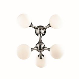 Ideal Lux NODI Deckenleuchte Chrom, 5-flammig