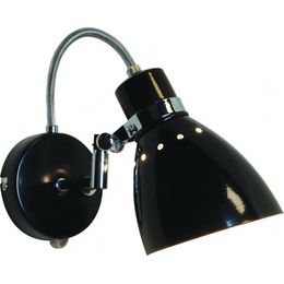Steinhauer SPRING Wandleuchte Schwarz, 1-flammig