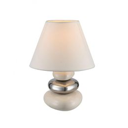 Globo TRAVIS Tischleuchte Beige, 1-flammig
