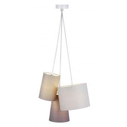 BRILLIANT LEUCHTEN Brilliant Trial Pendelleuchte Grau, 3-flammig