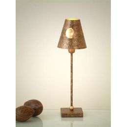 Holländer Holländer GANCIO KLEIN Tischleuchte Braun, Gold, 1-flammig