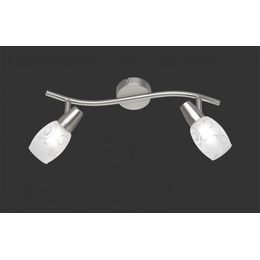 REALITY COLMAR Deckenleuchte Nickel-Matt, 2-flammig