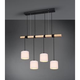 REALITY Odin Pendelleuchte LED Schwarz, 4-flammig
