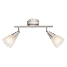 Globo TADEUS Deckenstrahler Nickel-Matt, 2-flammig