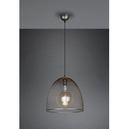 Trio Ivar Pendelleuchte Dunkelbraun, Nickel-Matt, 1-flammig