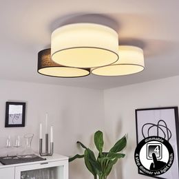 hofstein Purus Deckenleuchte LED Schwarz, 1-flammig