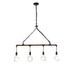 Lutec AMACORD Pendelleuchte Braun, 4-flammig
