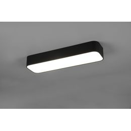 REALITY Asterion Deckenleuchte LED Schwarz, 1-flammig, Fernbedienung