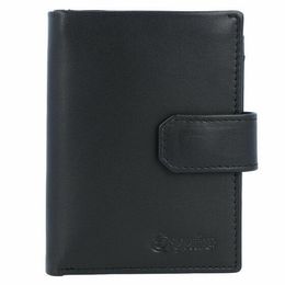 Esquire New Silk Geldbörse Leder 7,5 cm schwarz