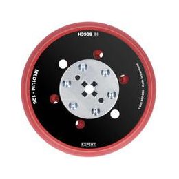 Bosch Expert Multiloch Universalst&uuml;tzteller, mittelhart, &Oslash;125mm, M8+5/16", Schleifteller schwarz, f&uuml;r Exzenterschleifer
