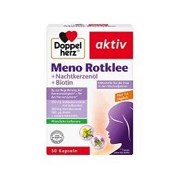 DOPPELHERZ Meno Rotklee+Nachtkerzenoel+Biotin Kps. 30 St