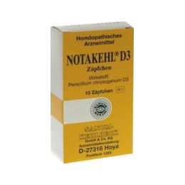 NOTAKEHL D 3 Zäpfchen 10 St