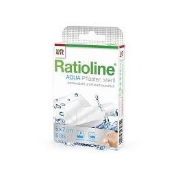 RATIOLINE aqua Duschpflaster Plus 5x7 cm steril 5 St