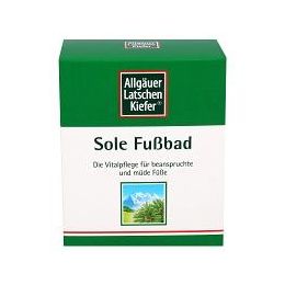 ALLGÄUER LATSCHENK. Sole Fußbad 10X10 g