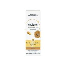 HYALURON SONNENPFLEGE Gesicht Creme LSF 50+ getönt 50 ml