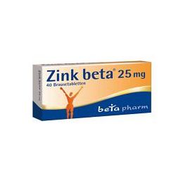 ZINK BETA 25 Brausetabletten 40 St