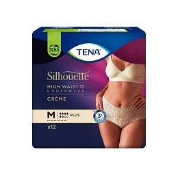 TENA SILHOUETTE Plus M creme Inkontinenz Pants 4X12 St