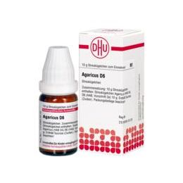 AGARICUS D 6 Globuli 10 g