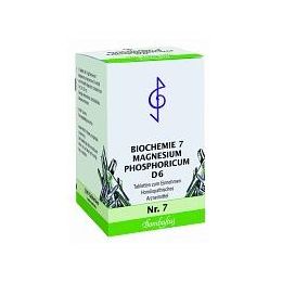 BIOCHEMIE 7 Magnesium phosphoricum D 6 Tabletten 500 St