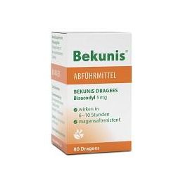 BEKUNIS Dragees Bisacodyl 5 mg magensaftres.Tabl. 80 St