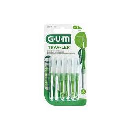 GUM TRAV-LER 1,1mm Tanne grün Interdental+6Kappen 6 St