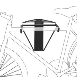 Relaxdays Fahrradwandhalterung Profi Fahrrad Wandhalterung bis 50 kg, schwarz