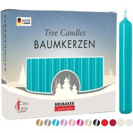 BRUBAKER Tafelkerze Baumkerzen aus Wachs (200er Pack Christbaumkerzen