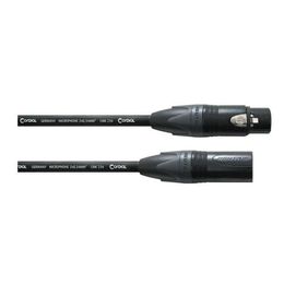 Cordial CPM 30 FM 234 - 30,0 m, NEUTRIK XLR female schwarz / XLR male schwarz