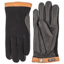 Hestra - Deerskin Wool Tricot - Handschuhe Gr 6 grau/schwarz