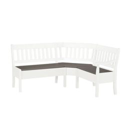 maison bleue Truhen-Eckbank massiv Bendix ¦ weiß ¦ Maße (cm): H: 93 » Höffner