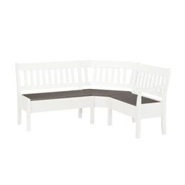 maison bleue Truhen-Eckbank massiv Bendix ¦ weiß ¦ Maße (cm): H: 93 » Höffner