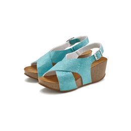 Lascana Sandalette blau Gr. 40 für Damen