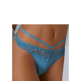 Lascana String Aqua Gr. 36/38 für Damen. Körpernah