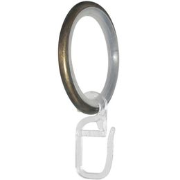 Gardinenring Ring mit Haken, Garesa, (20-St), für Durchmesser bis 20mm, einfache Montage, goldfarben