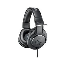 Audio-Technica ATH-M20X, Kopfhörer schwarz, Klinke Kopfhörertyp: Over-Ear Kopfbügelhörer Geeignet für: HiFi, Mobile Abspielgeräte, Mobiltelefone, PC-Systeme Kabel-Verbindung: 3.5mm Klinke