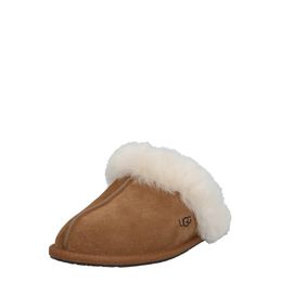 UGG Australia UGG Hausschuh 'SCUFFETTE II' Damen Größe 40 creme / hellbraun / schwarz