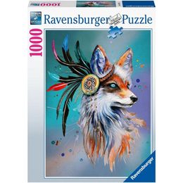 Ravensburger Puzzle Boho Fuchs, 1000 Puzzleteile, FSC® - schützt Wald - weltweit; Made in Germany, bunt