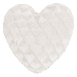 MAGMA Heimtex Sofakissen Kissen FLUFFY HEARTS Plüsch Kissen in Herzform flauschig kuschelig