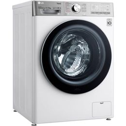 LG Waschtrockner V9WD128H2, 12 kg, 8 kg, 1400 U/min, TurboWash® - Waschen in nur 39 Minuten, weiß